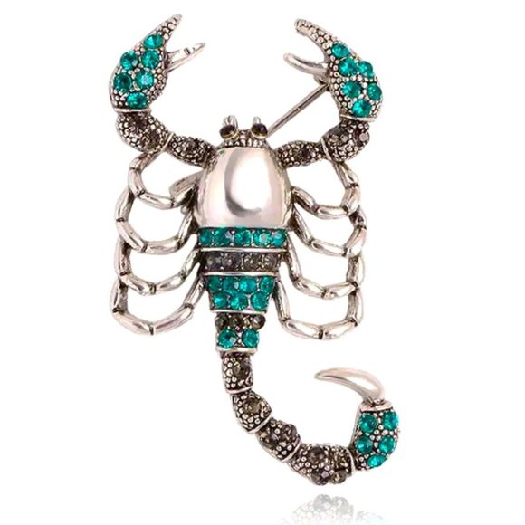 Fashion Jewelry | Jewelry | New Rhinestone Scorpion Brooch Pin Inlay ...